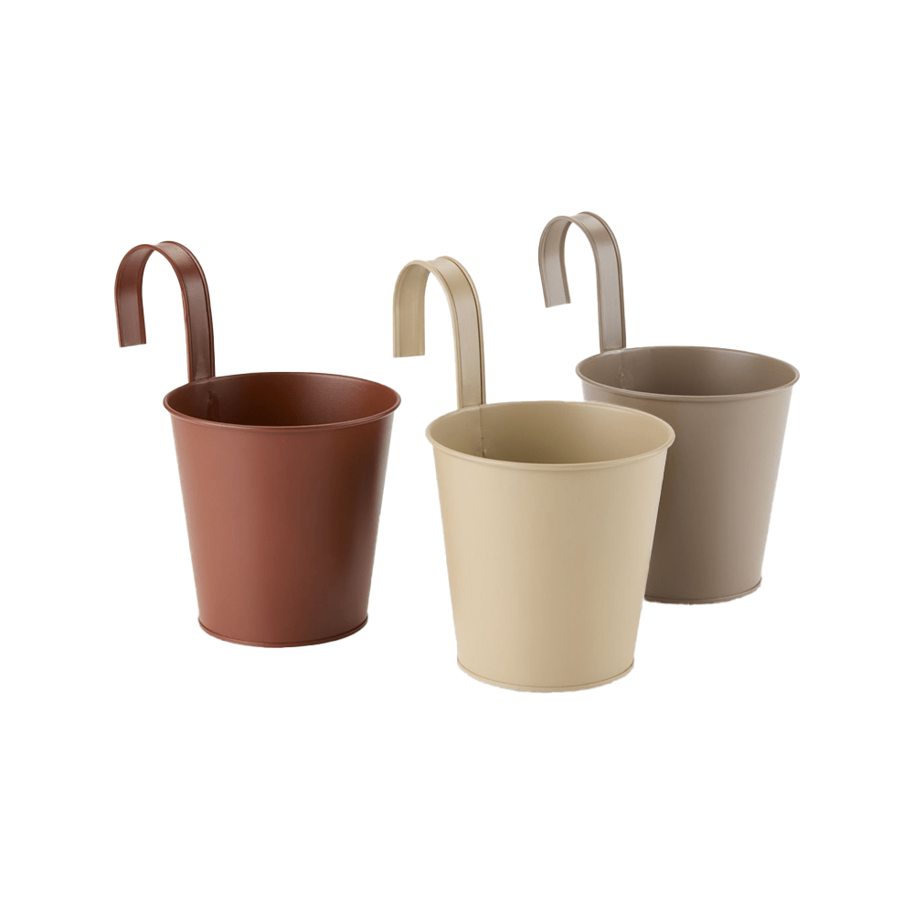 Горшок для балкона BILLE #12xВ19 в асс. - JYSK Таджикистан